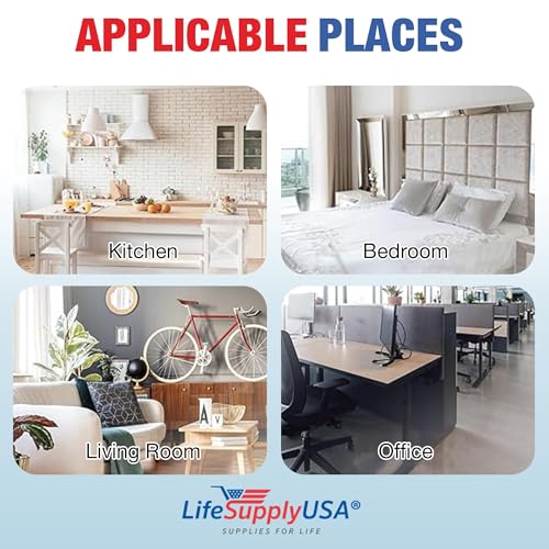 LifeSupplyUSA True HEPA Air Cleaner Filter Replacement Compatible with Hamilton Beach 04162 and 04156 TrueAir High-Efficiency Air Cleaners