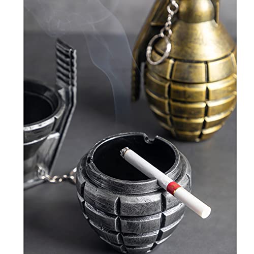 Small Office Countertop Trash Can-Resin- Multipurpose--The Funny Look Will Surely Attract Compliments from Friends,Silver