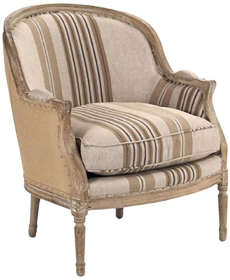 EuroLux Home Roland Club Chair Occasional Light Gray