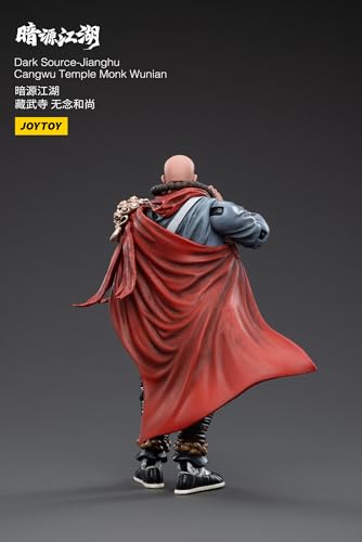 HiPlay JoyToy 1/18 Scale Science-Fiction Action Figures Full Set-Dark Source Battle for The Stars Series- Chinese Ancient Warriors JIANGHU Cangwu Temple Monk Wunian