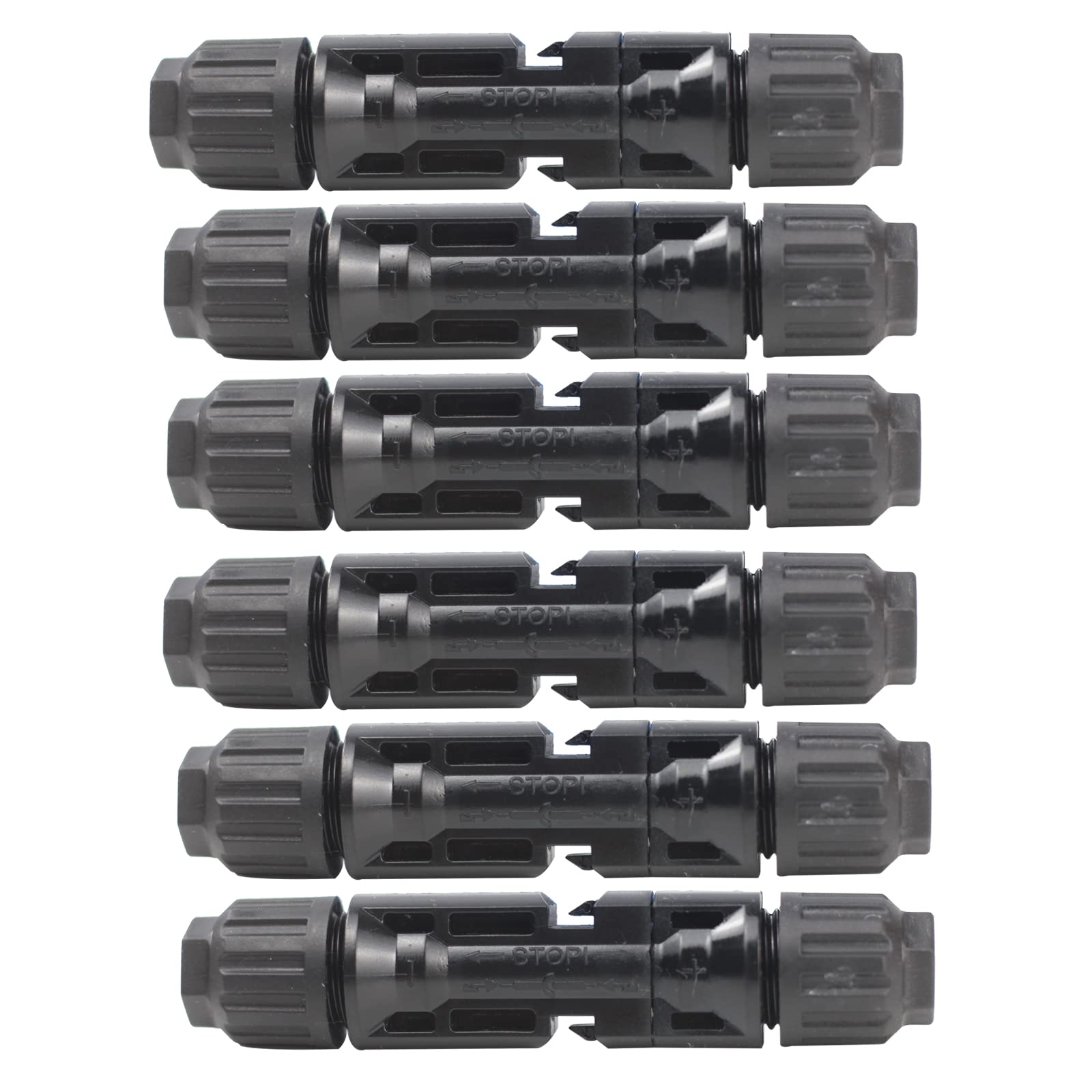 HEMRUNK 60PCS Solar Connectors Male Female with Dual Spanners IP67 1000V 30A Waterproof Solar Panel Cable Connectors (30 Pairs)