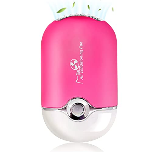 GreenLife® USB Rechargeable Portable Mini Fan Cooling Fan Bladeless Handheld Eyelash dryer Mini Handheld Fan Air Conditioning Blower for Eyelash Extension,eyelash extension kit