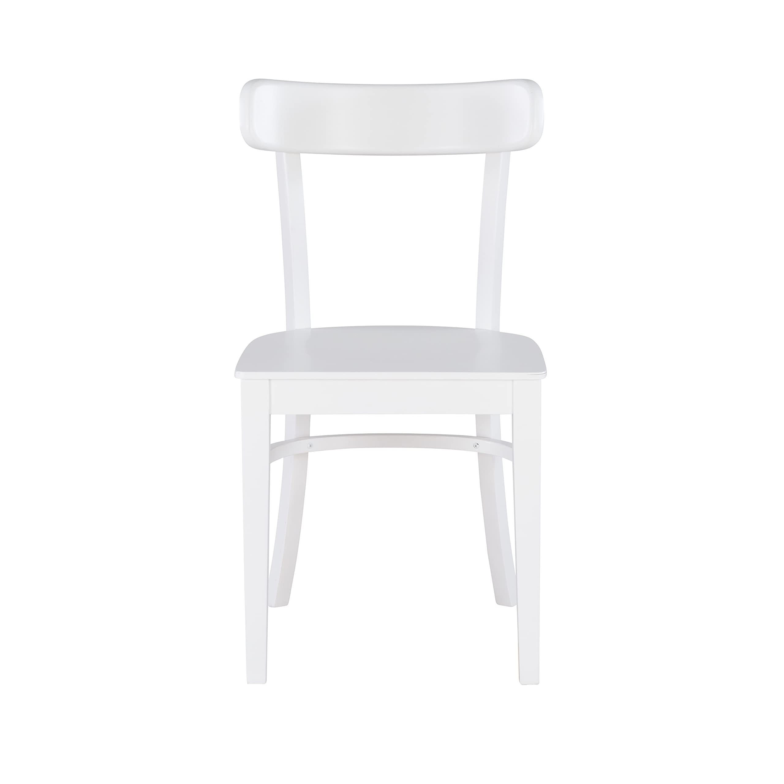 Linon Dayleen White Wooden Dining Chairs, Set of 2 Fully Assembled
