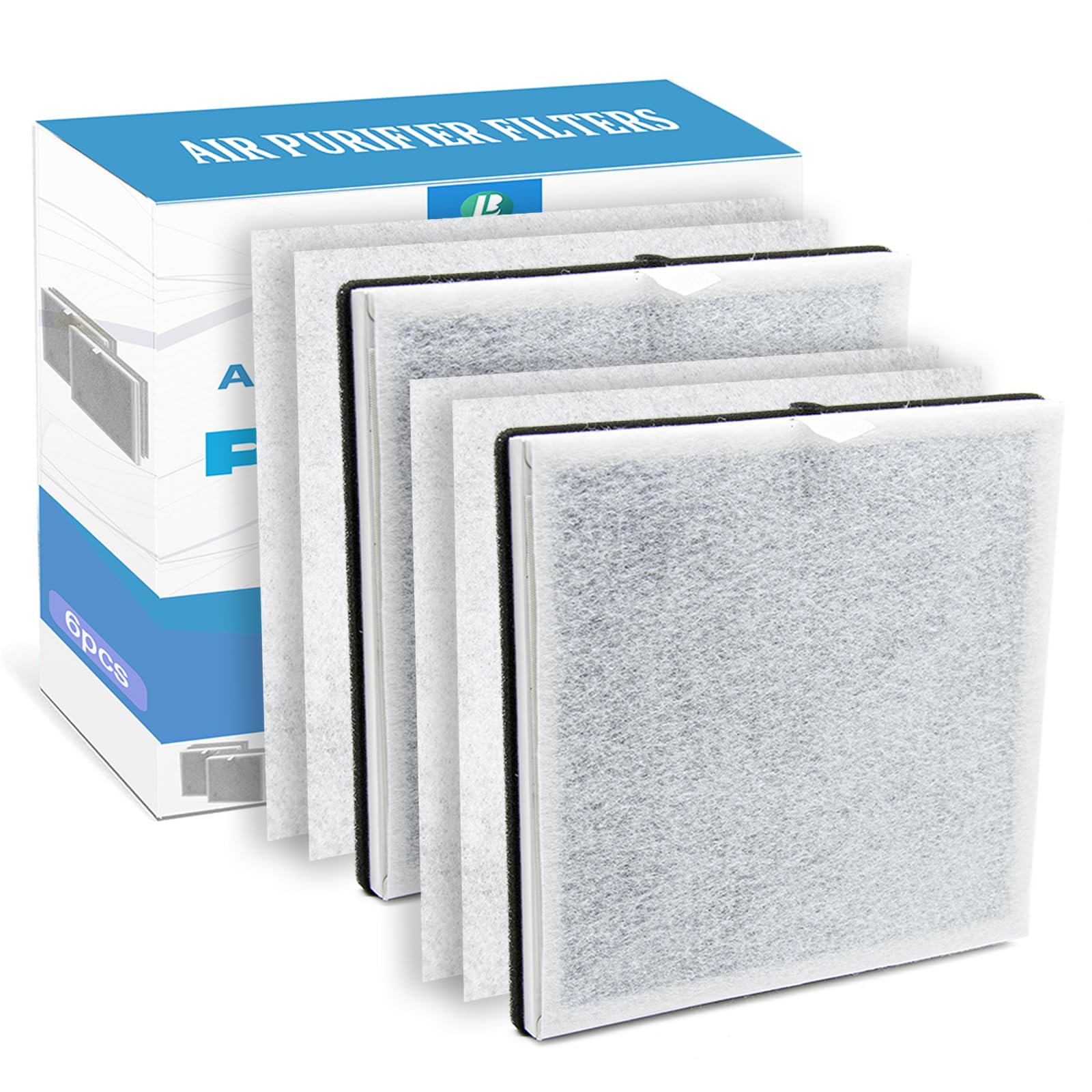 LBLVBNEWD 3-in-1 Purezone Replacement Filter Compatible with Pure Enrichment PureZone Air Purifier PEAIRPLG, H13 Grade True HEPA Filters 2-Pack
