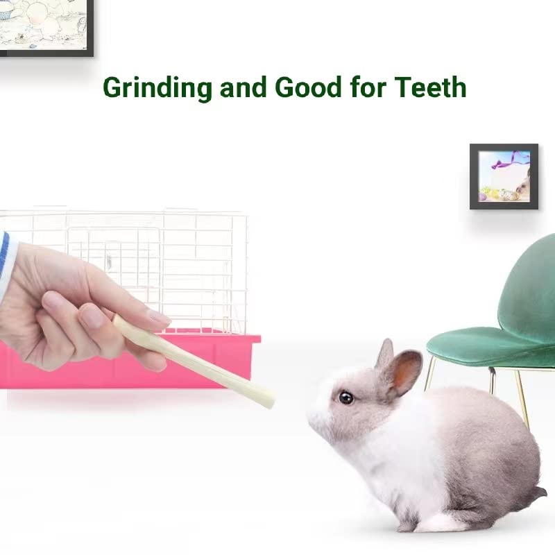 XLpeixin 300g Snacks Sweet Bamboo Chew Toy for Rabbits Chew Sticks for Hamster Chinchilla Guinea Pig,Molar Treats Snack for Small Animalsā¦