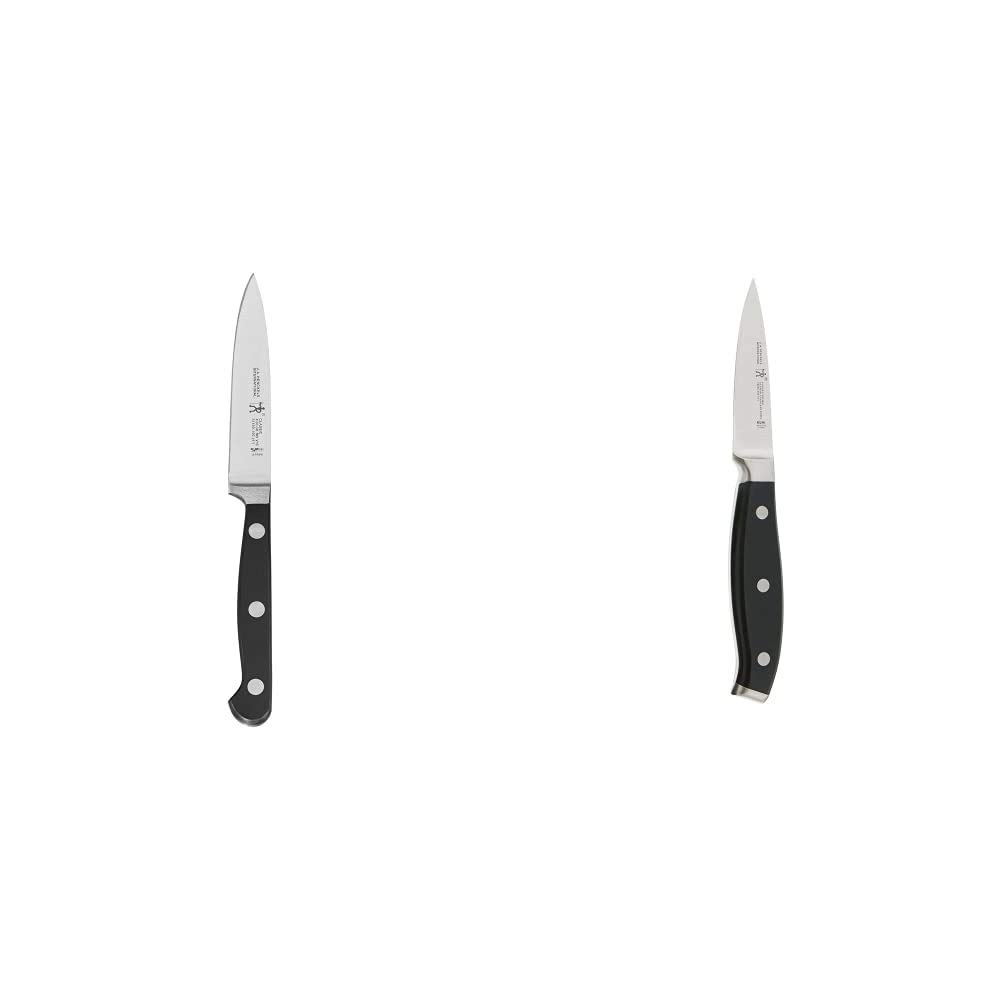 HENCKELS Paring Knife Set - Classic Razor-Sharp 4-inch and Forged Premio 3-inch, German Engineered
