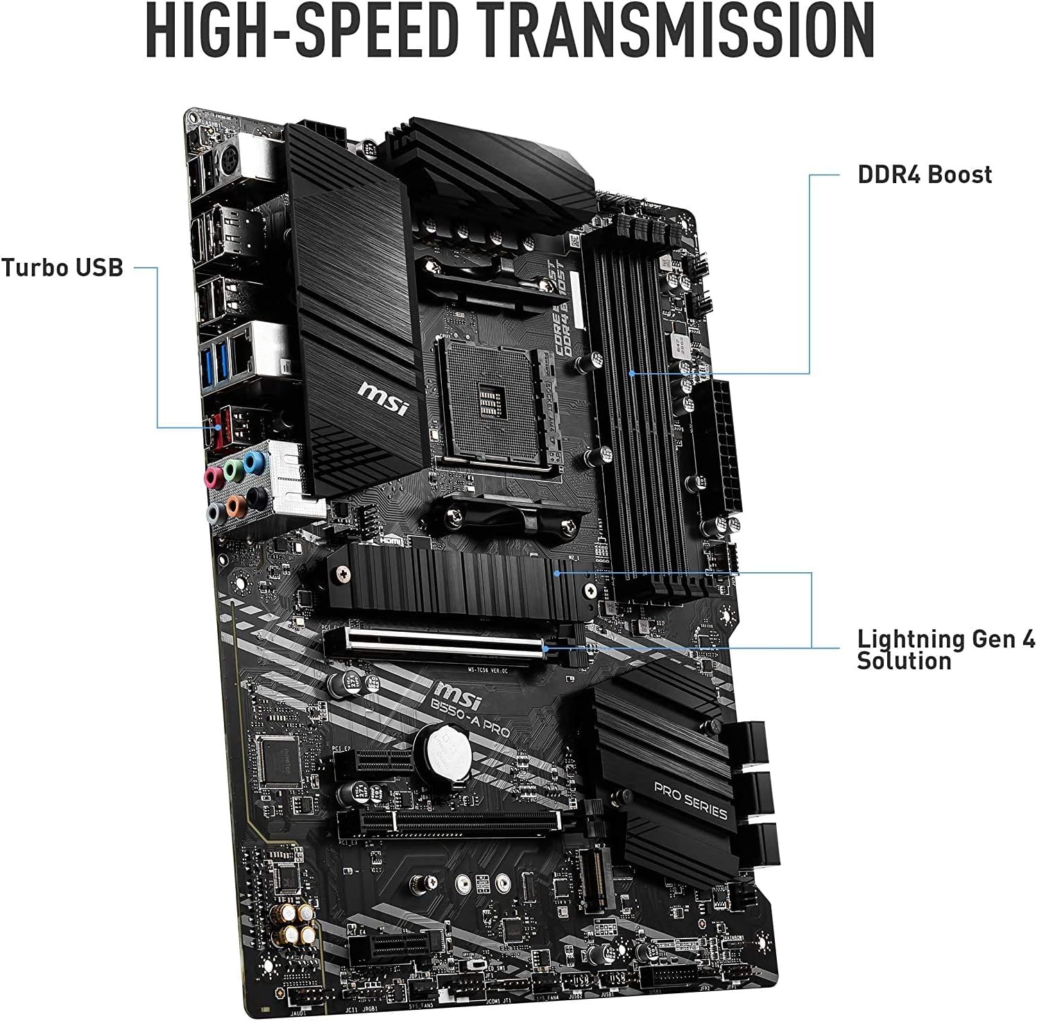 INLAND Micro Center AMD Ryzen 7 5700X 8-Core 16-Thread Unlocked Desktop Processor Bundle with MSI B550-A PRO ProSeries Motherboard (AMD AM4, DDR4, PCIe 4.0, SATA 6Gb/s, M.2, USB 3.2 Gen 2 ATX)