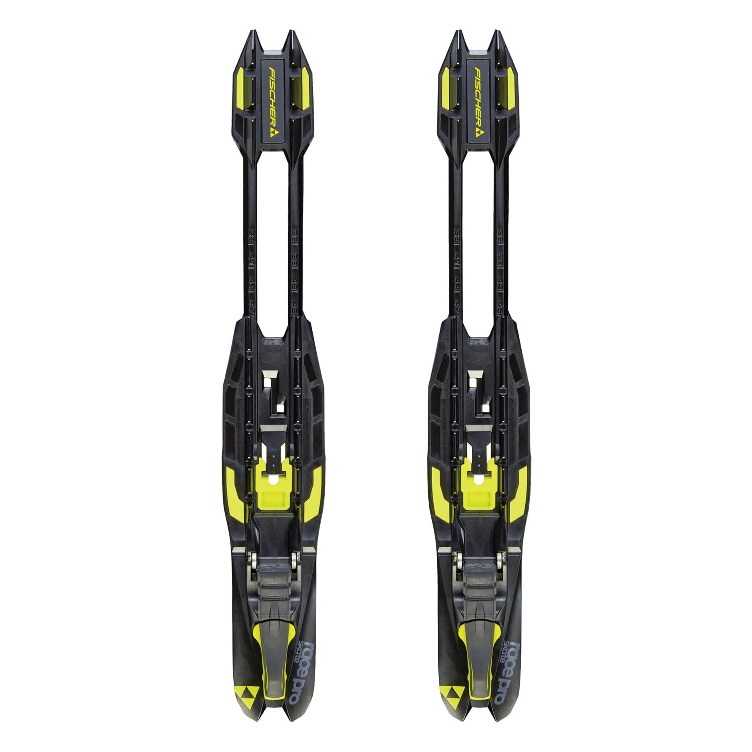 FISCHER Race Pro Skate IFP No Tools Installation Cross-Country Nordic Ski Binding, Black/Yellow