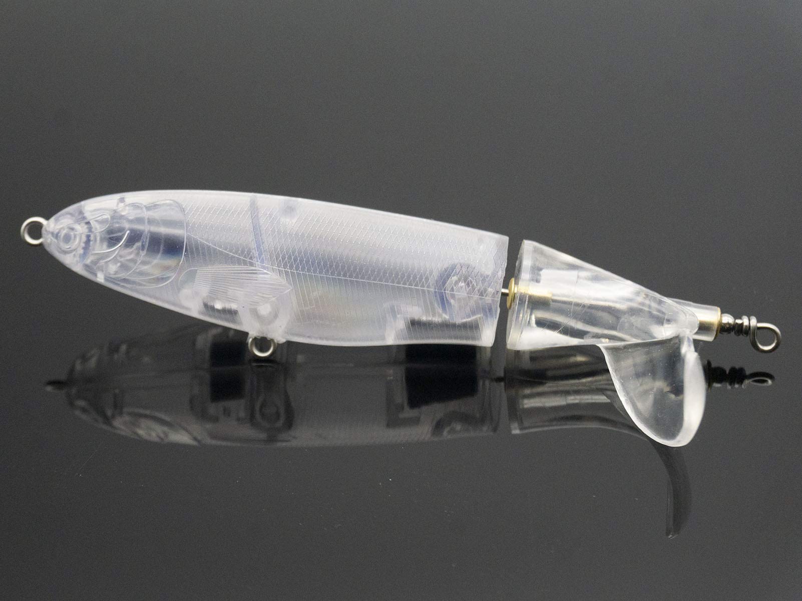 Free Eye 5pcs Unpainted Plopper Bait Fishing Hard Clear Lure Body 110mm 13.97g Blank 8339L#