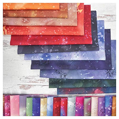 Fossil Fern Dark 10X10 Pack 50 10-inch Squares Layer Cake Benartex