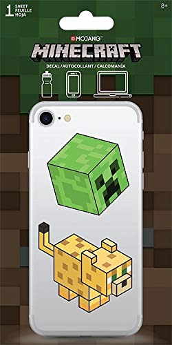 Minecraft Throw Blanket for Boys - Minecraft Plush Throw Blanket Bundle Includes 40" x 50" Minecraft Fluffy Blanket Throw Plus Minecraft Phone Decal, Door Hanger, More | Minecraft Blankets for Boys