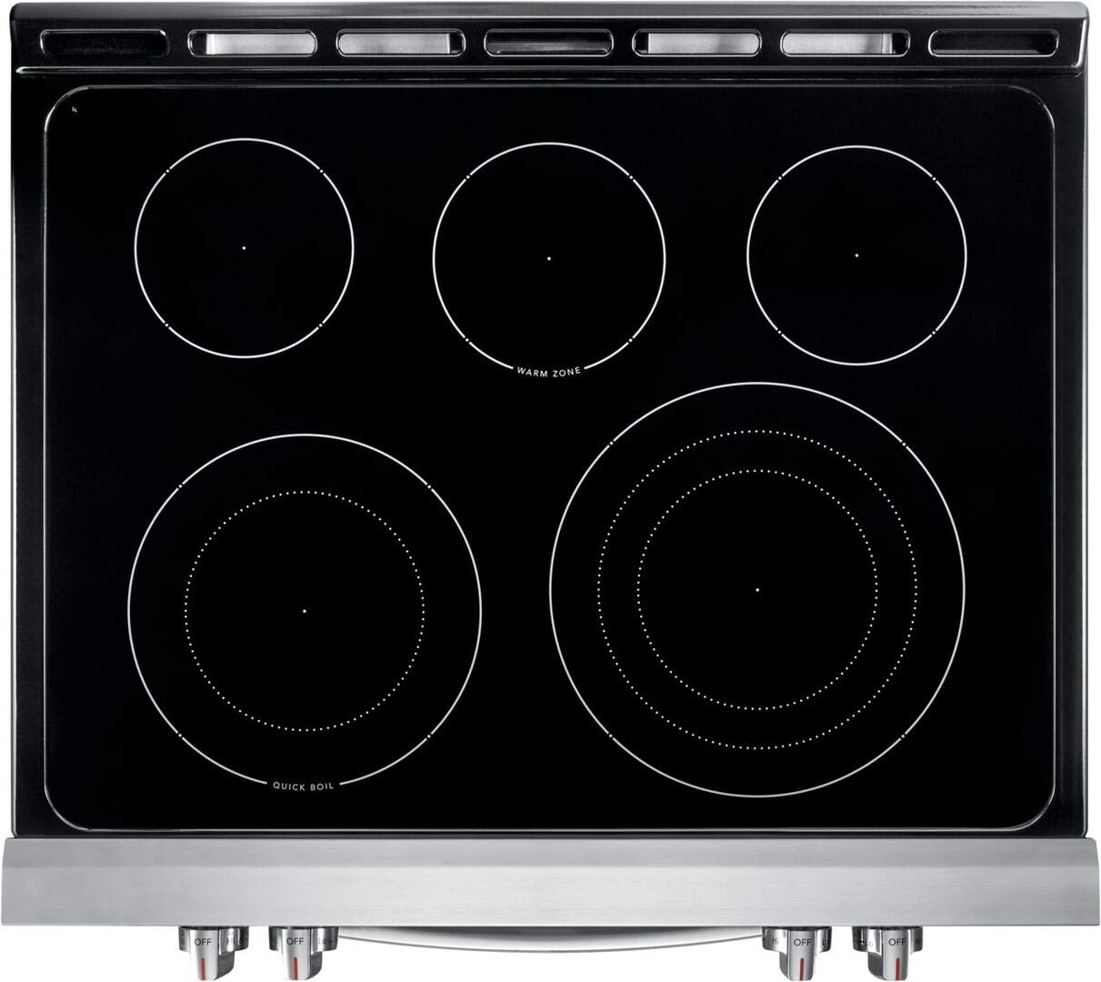 Frigidaire FGEH3047VF Gallery Series 30" Electric Range with 5 Elements, 5.4 Cubic ft. Capacity Convection Oven, in Stainless Steel