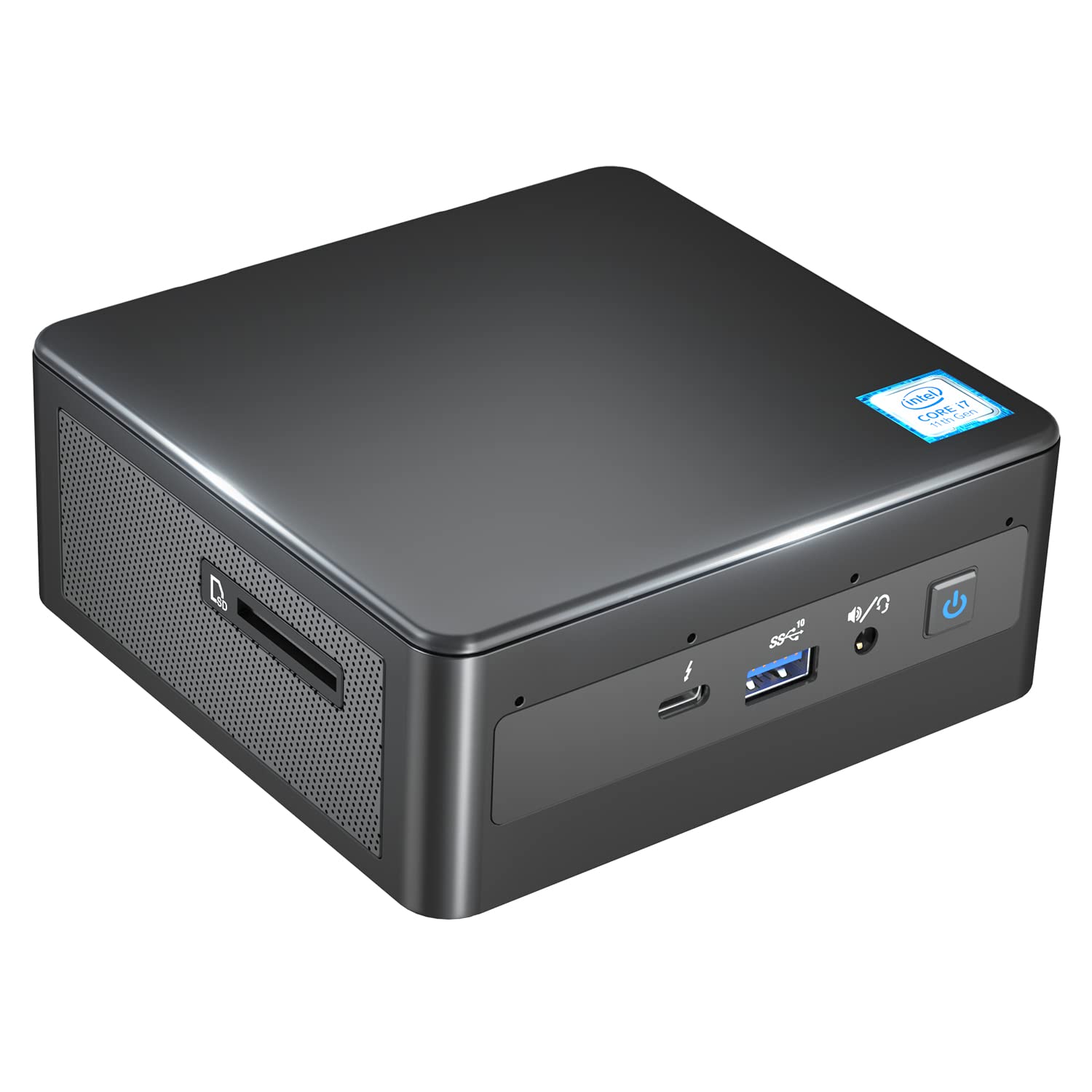 Intel NUC 11 with Core i7-1165G7 Processor(Quad-Core & Up to 4.70 GHz), 4" Mini PC 16GB DDR4 RAM & 512GB SSD - Versatile Desktop Computer with WiFi, Bluetooth, 8K Support - Built-in Windows 11 Pro