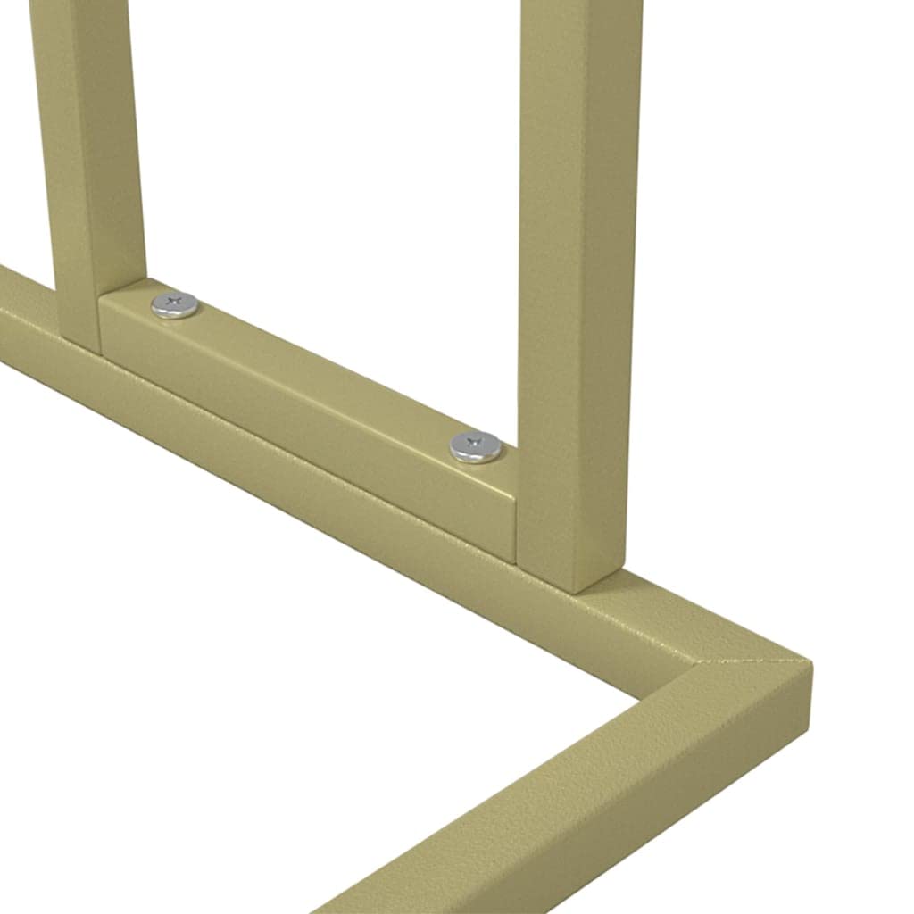 MINERWALL Freestanding Towel Rack Gold 18.9"x9.4"x30.9" Iron,:Maximize The Space in Your Bathroom While Adding Stylish Looks with This freestanding Towel Rack! Bathroom Accessories