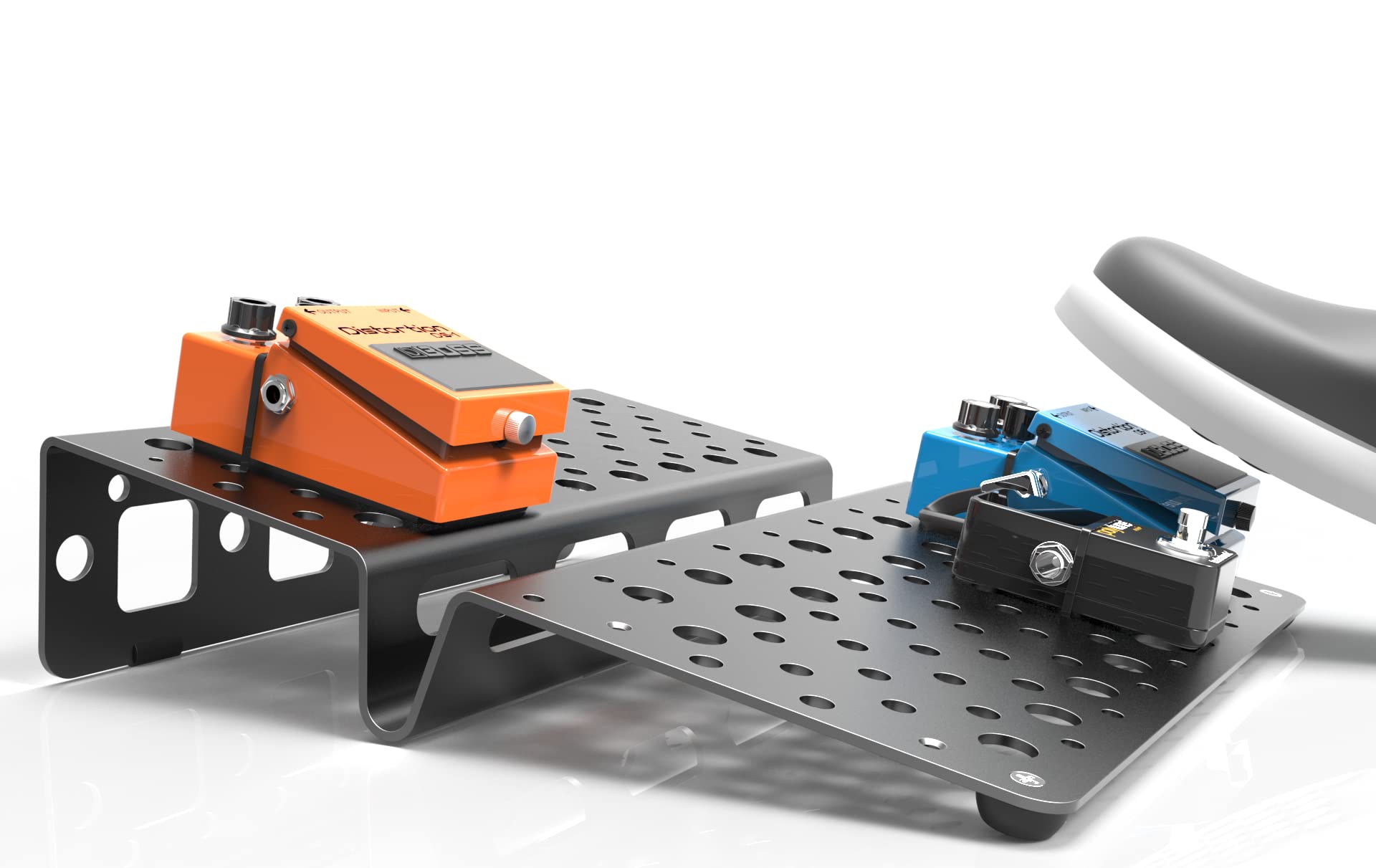 Holeyboard Versa Pedalboard, Damage-Free Mounting, Made in USA Lifetime Warranty