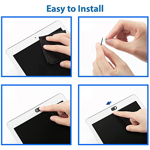MMOBIEL 3 Pack Universal Webcam Cover Slide Laptop Camera Cover Privacy Protector Ultra-Thin 0.5mm Compatible with All Laptop/MacBook/Tablet/iPad/iPhone - Black
