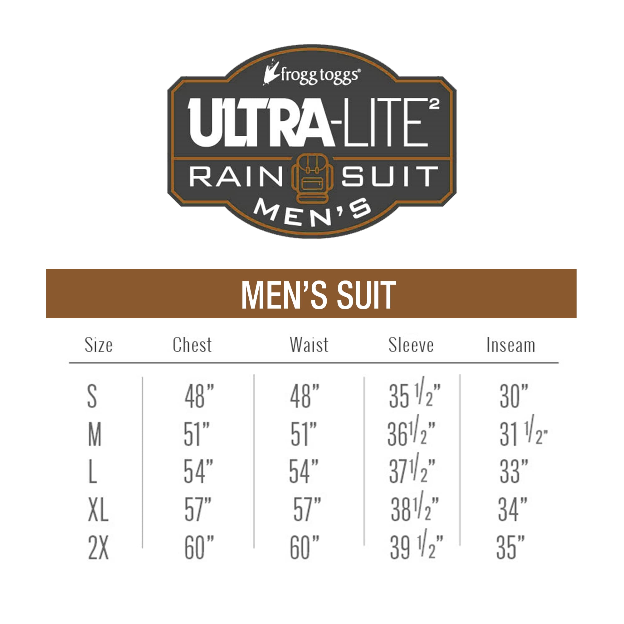 FROGG TOGGS Mens Ultra-lite2 Waterproof Breathable Protective Suit Rainwear, Realtree Edge, X-Large US