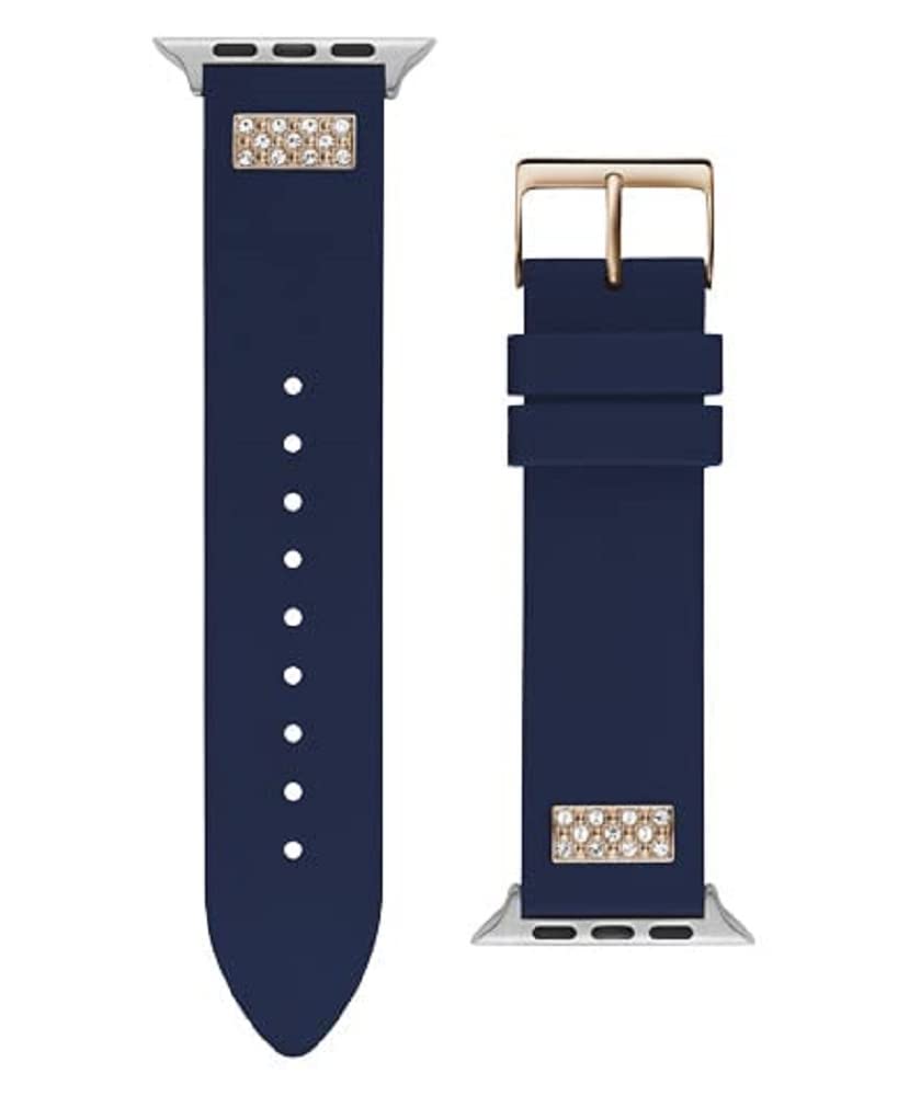 GUESS Mens smartwatch band compatible with Apple watch (42MM-44MM)