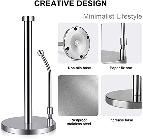 Kitchen Paper Roll Holder Paper Towel Rack Dining Table Kitchen Paper Roll Holder Vertical Paper Towel Storage Rack
