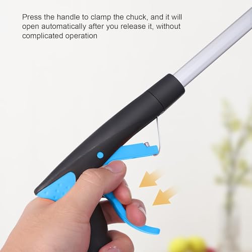 JBNCRYGD 32" Grabber Reacher Tool, Foldable Reacher Grabber Pickup Tool with 360° Rotating Jaw & Magnet, Trash Picker Upper Grabber, Lightweight Grabbers,D