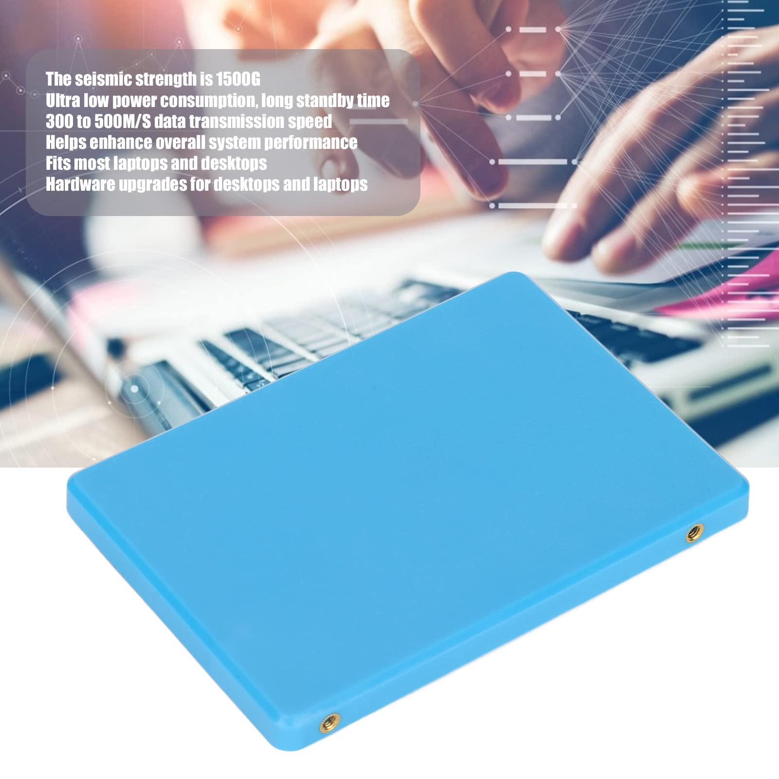 Internal 2.5 inch SATAIII SSD, Shockproof SATAIII SSD for Home Office Computers