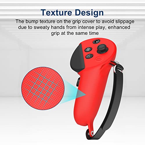 Hounyoln Touch Controller Grip Cover & Carry Case for Meta Quest Pro,Travel and Storage