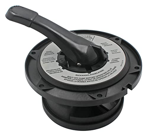 LUKYER SPX0714BA Key Cover and Handle Assembly,Compatible with Hayward Multi-Port Valves Model SP0714T,Also Compatible with Pro Series Side and top Mount Sand Filter Models S210S, S220T2.