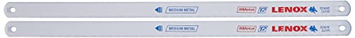 LENOX Tools Hacksaw Blade, Bi-Metal, Metal Cutting, 10-inch, 24 TPI, 2-Pack (23930T024HE)