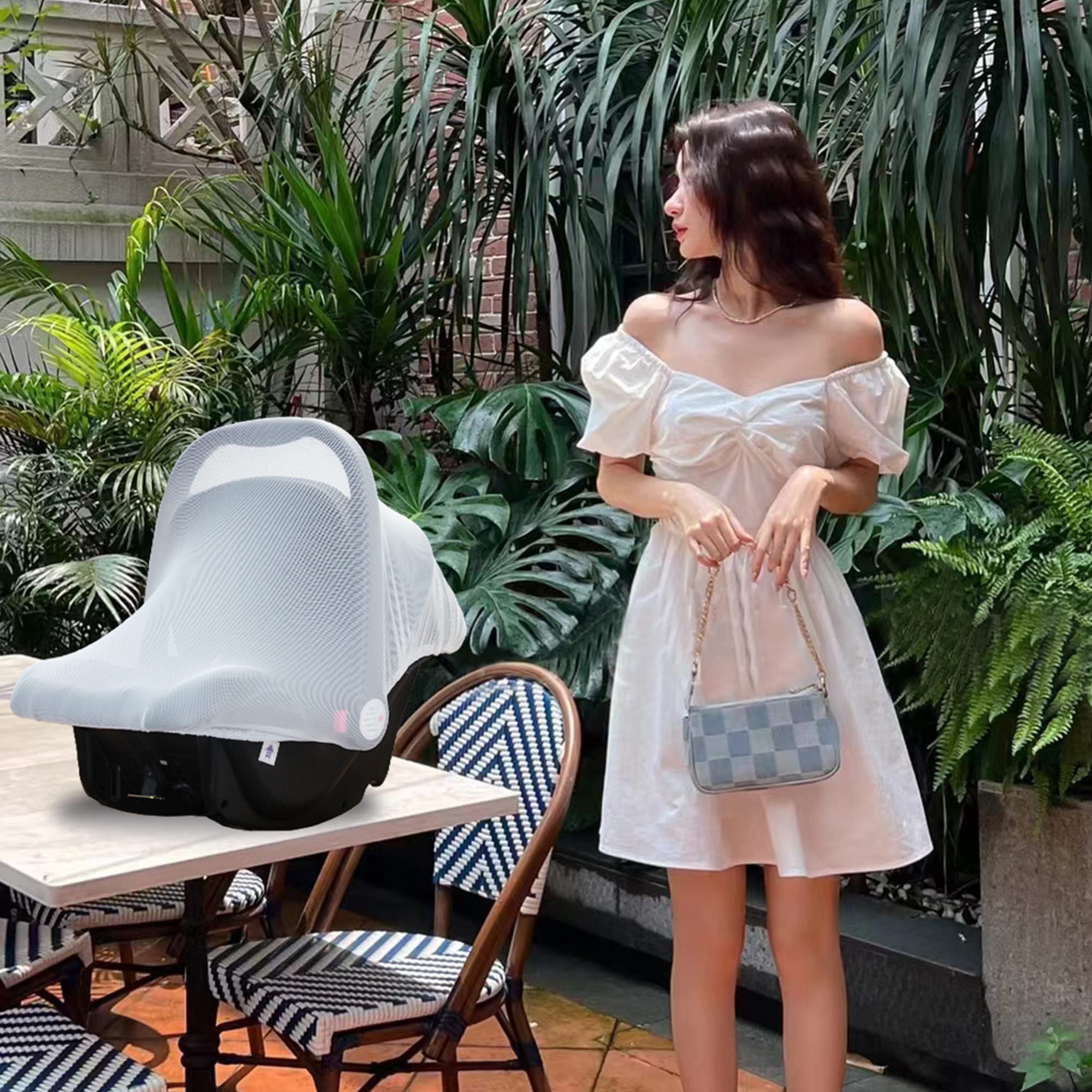 HYPOD Mosquito Net for Stroller, Easy to Carry, in for Baby Car Seats, Bassinets, Strollers, Play Cots, and Mini Cribs. (Mosquito Net)