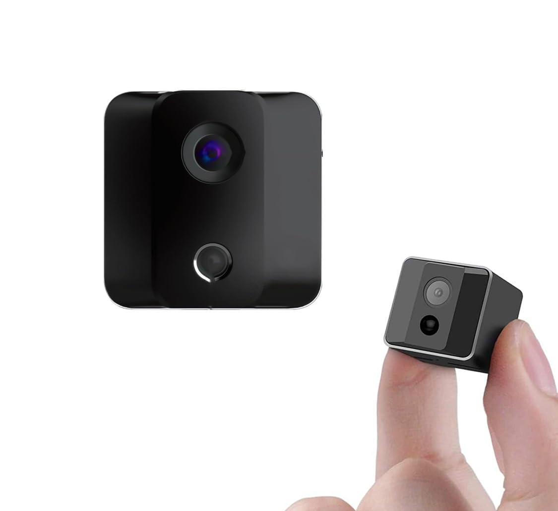 Jametin Mini Spy Camera 1080P Hidden Camera - Portable Small HD Nanny Cam with Night Vision and Motion Detection - Indoor Covert Security Camera for Home and Office - Hidden Spy Cam
