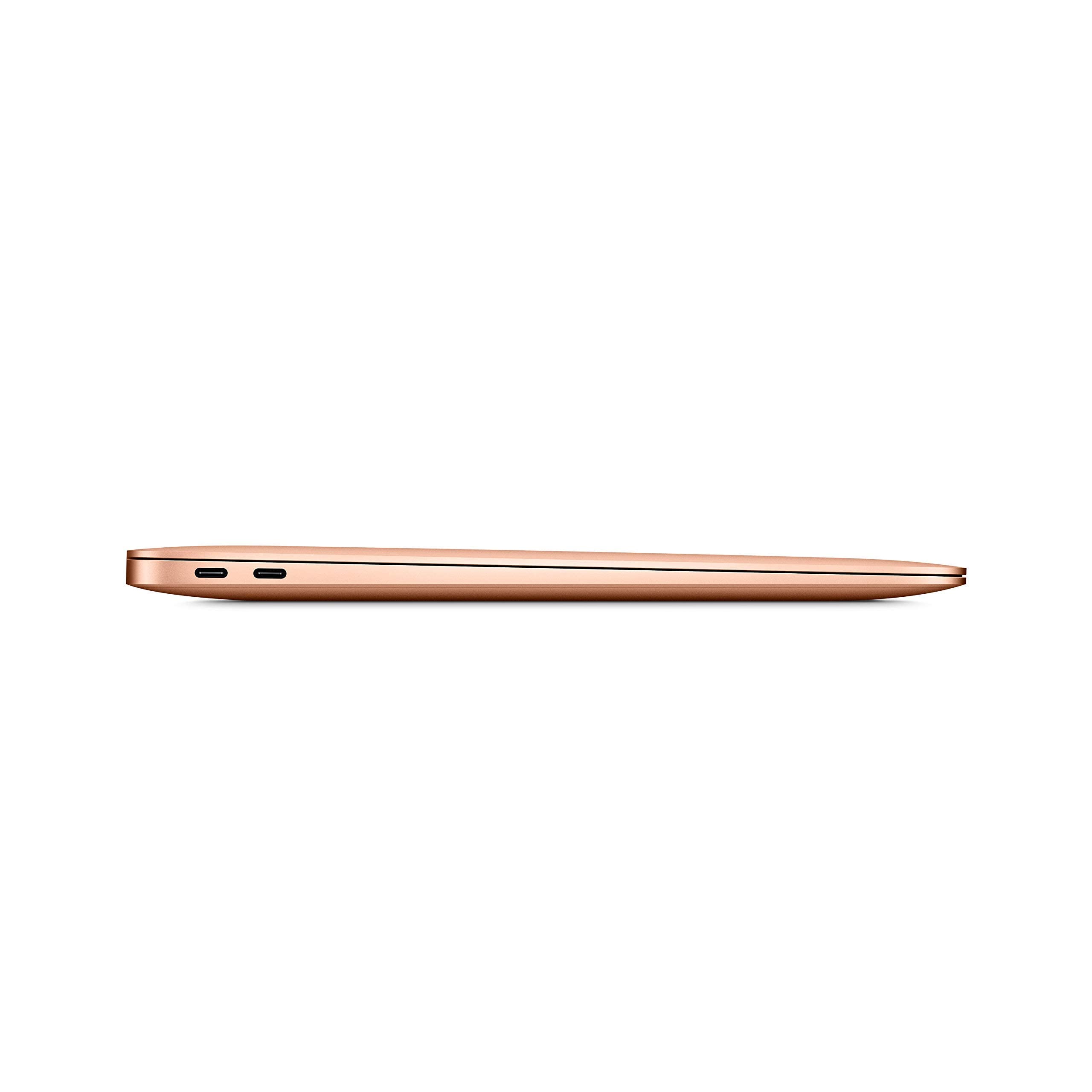 Early 2020 Apple MacBook Air with 1.1GHz Intel Core i3 (13-inch, 8GB RAM, 512GB SSD Storage) (QWERTY English) Gold (Renewed)