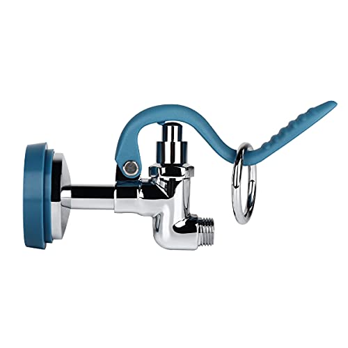 KWODE Blue Pre Rinse Spray Valve for All Brand Commercial Kitchen Sink Faucet Sprayer Replacement Part High Pressure 1.42gpm Water Flow Dish Sprayer
