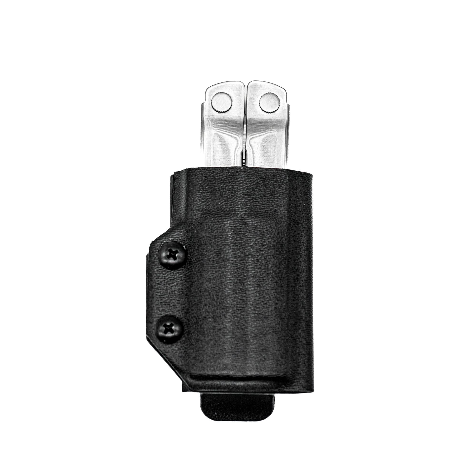 Kydex Multitool Sheath for LEATHERMAN Bond - Made in USA - Multi Tool Sheath Holder Cover Belt Pocket Holster - Multi-tool not included (Black)