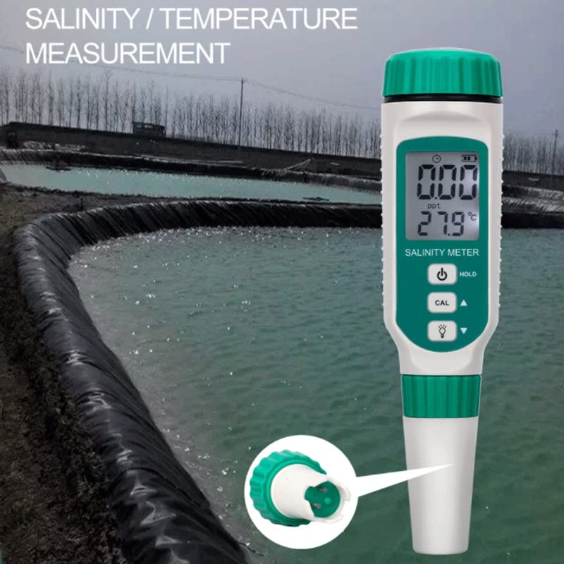 LHLLHL Digital Salinity Meter Tester Pen Food Beverages Salt Content Water Quality Test Aquarium Seawater Meter Measurement Salinometer