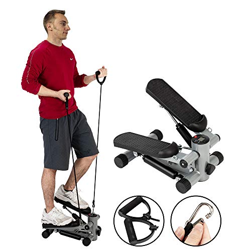 Fitness Stair Steppers for Exercise, Mini Elliptical Machines for Home Use with Resistance Bands, Stepper Exercise Equipment, Cubii Workout Equipment