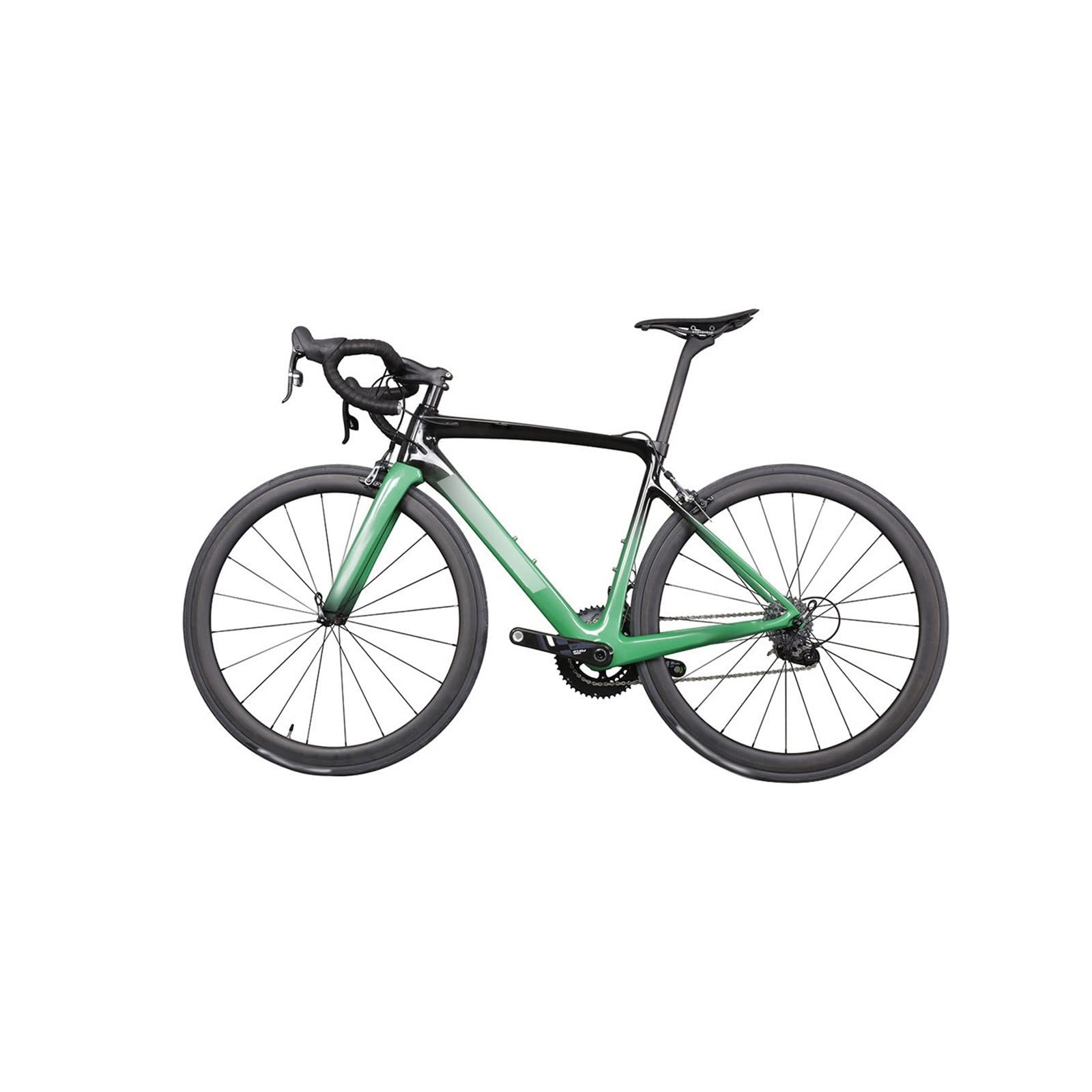HESNDzxc Bicycles for Adults Full Carbon V-Brake Road Bike with Wheel Kit Complete Bike (Size : Medium)