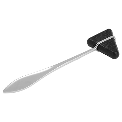 Neurological Diagnostic Hammer, Percussion Hammer Zinc Alloy Moderate Strength Trilateral Shaped for Skin Surfaces