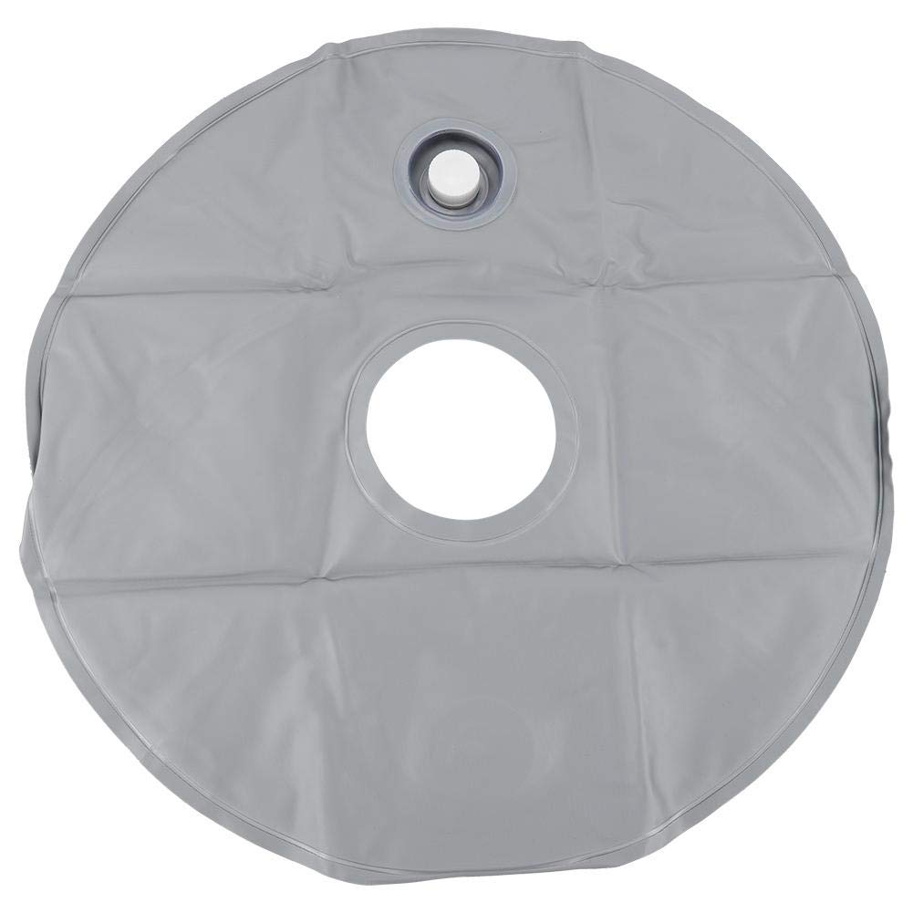 Flag Base, Round Umbrella Base Weights Portable Foldable Umbrella Weight Bag for Beach Outdoor Cantilever Feather Flag Base Weight Bag-Filled with Water