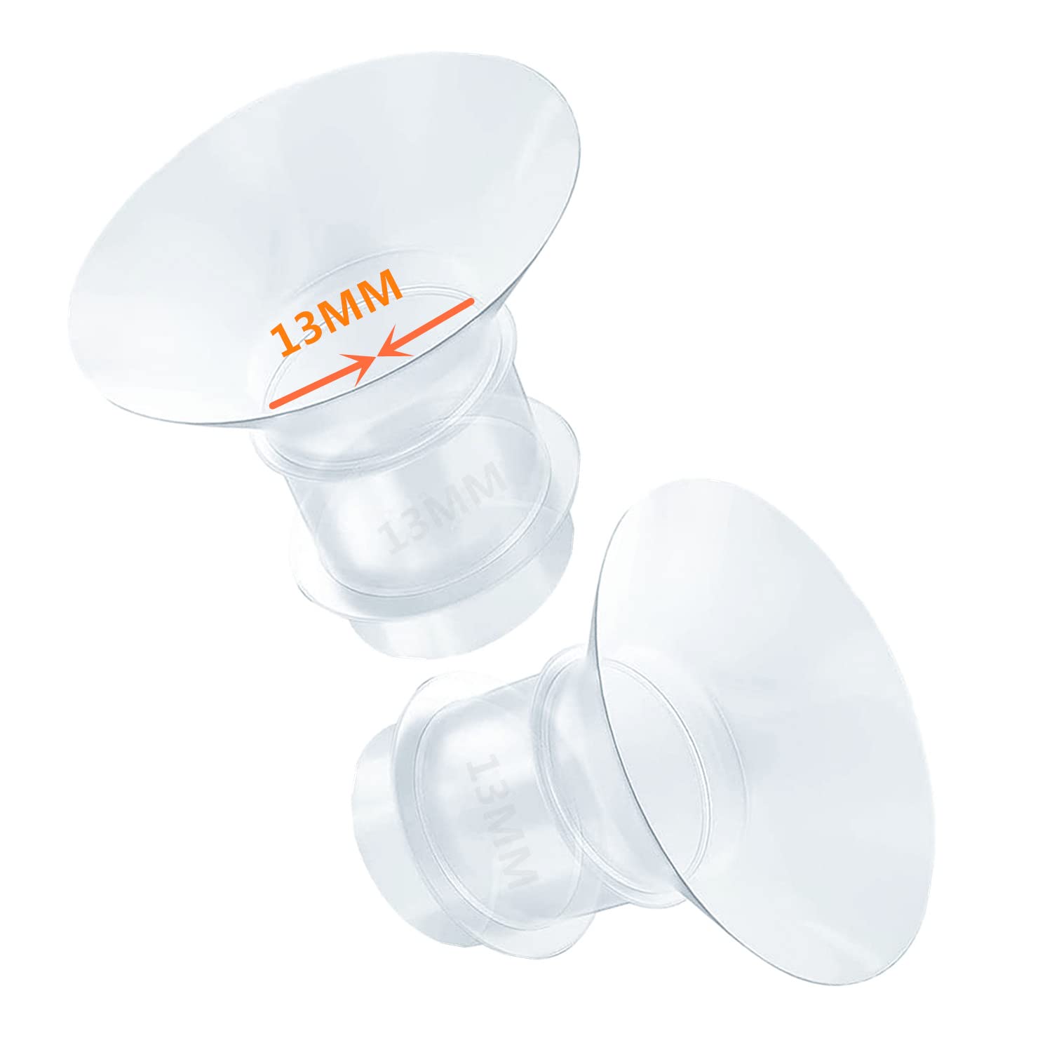 Huayuet Flange Inserts 13mm Pump Parts, 2 Pcs Inserts for maycozy bellababy tsrete mommed Wearable Breast Pump Replacement Accessories