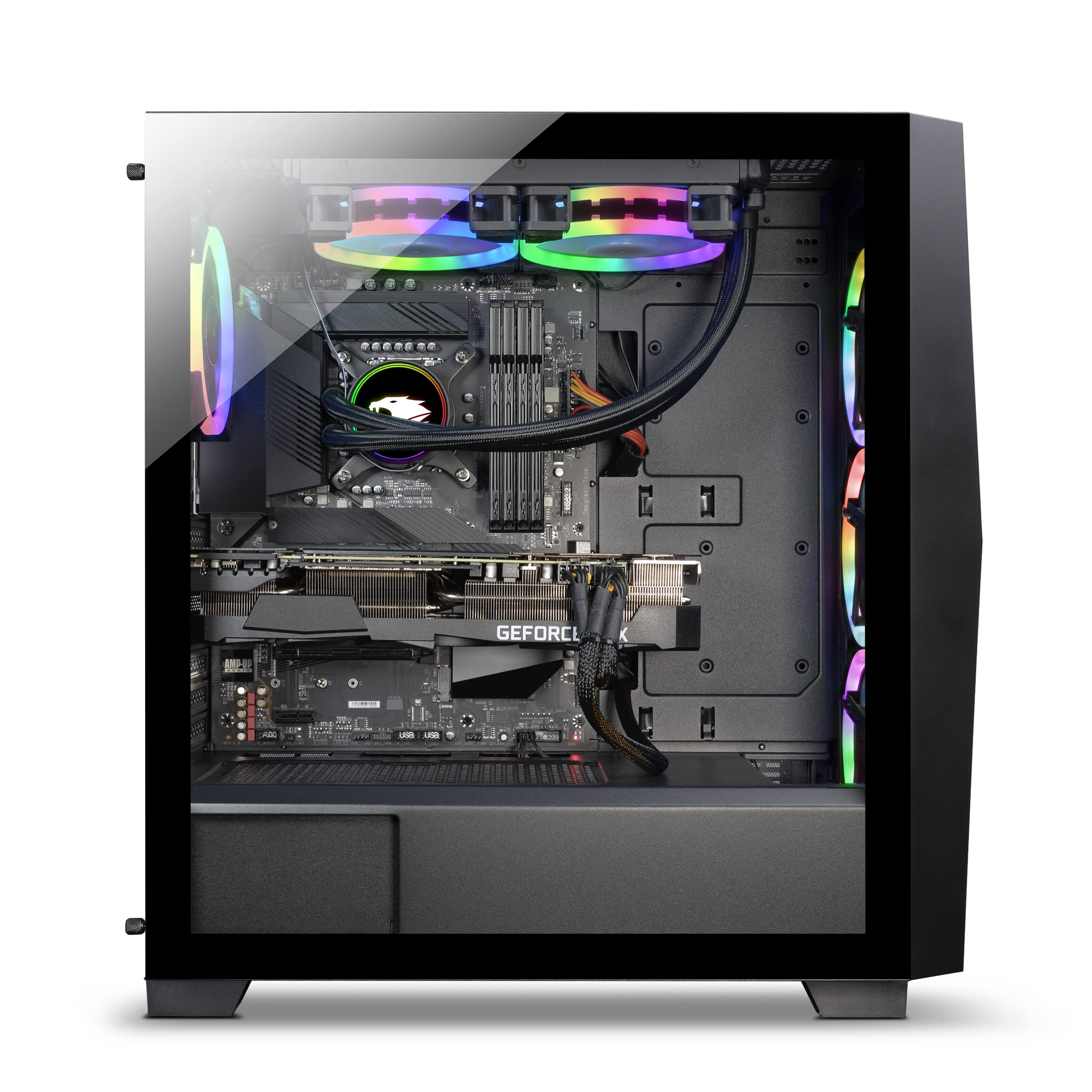 iBUYPOWER Pro Gaming PC Computer Desktop Stealth 263i (Intel i7-12700KF 3.6GHz, GeForce RTX 3070 Ti 8GB, 32GB DDR5 RAM, 1TB NVMe SSD + 1 TB HDD, WiFi Ready, Windows 11 Home)