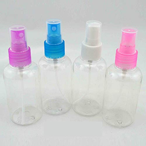 LEUYA Glass Dispenser 3pcs Fine Mist Sprayer Bottles Refillable Empty Small Spray Bottles Container Makeup Cosmetic Atomizers for Hand Cleaning Essential Oils Travel Perfumes Glass Waterbottle