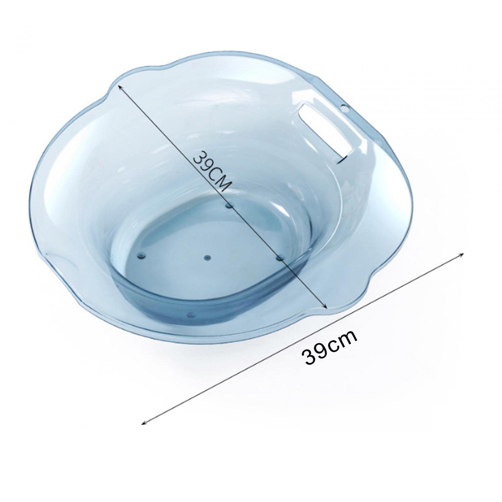 Sitz Bath Basin for Toilet,Bidet Toilet Tub, Universal,Portable Wider Seating Area Hangable Anti Overflow Hip Bath Steam Seat for Elderly, Blue