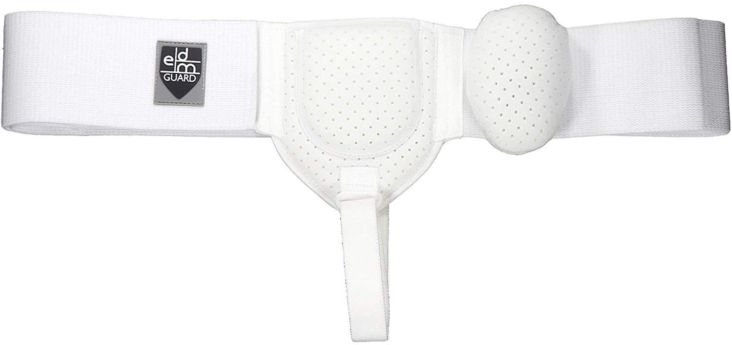 Everyday Medical Hernia Support Guard/ Belt For Men I Left or Right Side I Post Surgery Men’s Truss For Inguinal, Groin Hernias I Adjustable Waist Strap I SMALL/MEDIUM