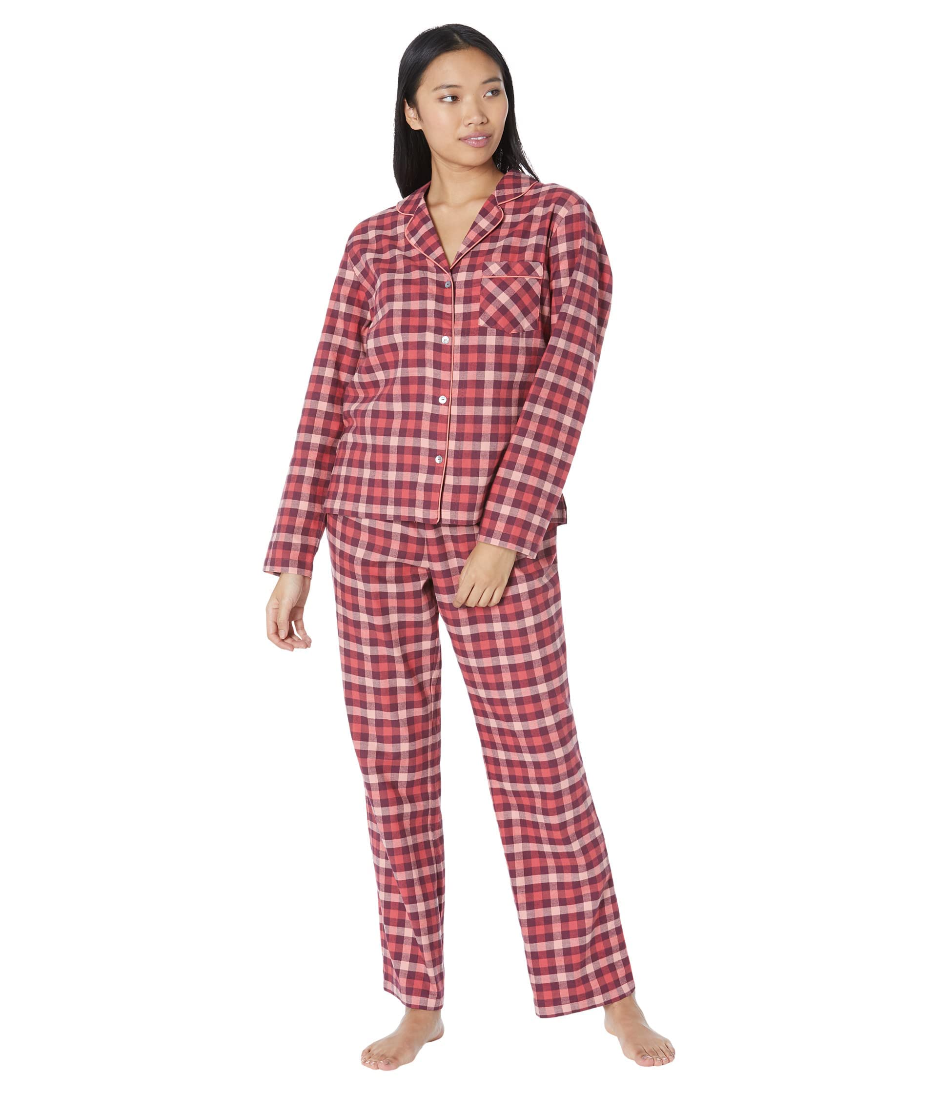 UGG Women's OPHILIA Set Woven Plaid, Flamenco Check, XL