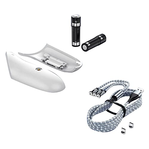 LIZZOT Magnetic Controllers Charging Cable for, Charging Dock Kit with 2 Batteries,Battery Cover,Charger Cable