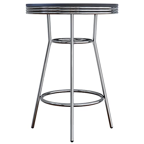Winsome Wood Summit Dining, Black, Pub Table