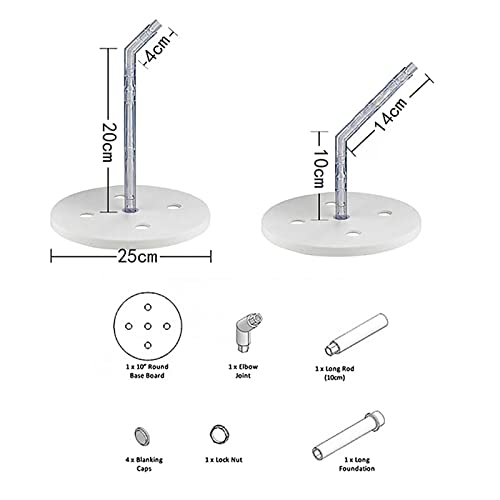UgyDuky Hanging Decorative Cake Stand Anti Gravity Cake Pouring Kit Reusable Ice Cream Cake Stand for DIY Height Adjustable Floating Cake Stand for Birthday Wedding Graduation Baby Shower Party