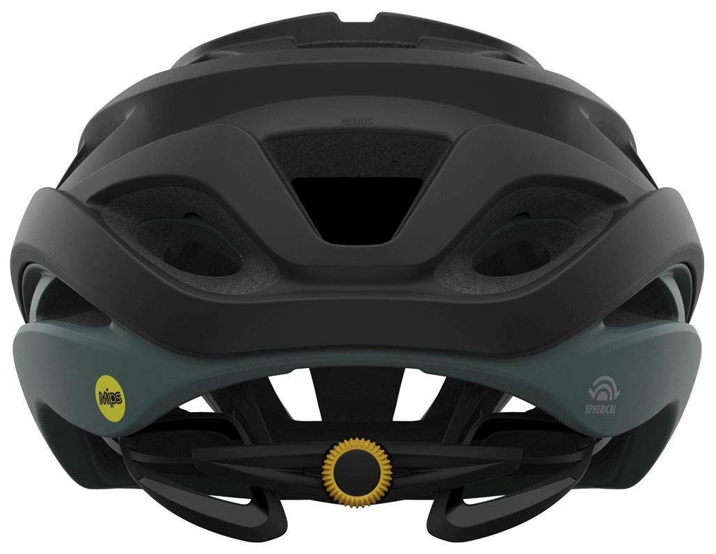 Giro Helios Spherical Adult Road Cycling Helmet - Matte Warm Black (Discontinued), Large (59-63 cm)