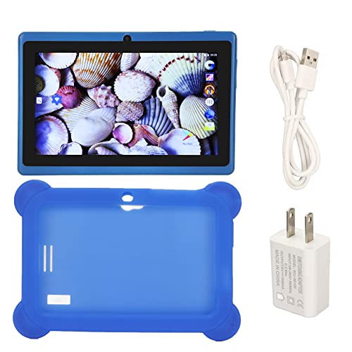 Kids Tablet, 7 Inch WiFi Multifunctional Support 32GB Memory Card HD Screen Eyeprotection Screen Kids Learning Tablet for Travel Work (US Plug)