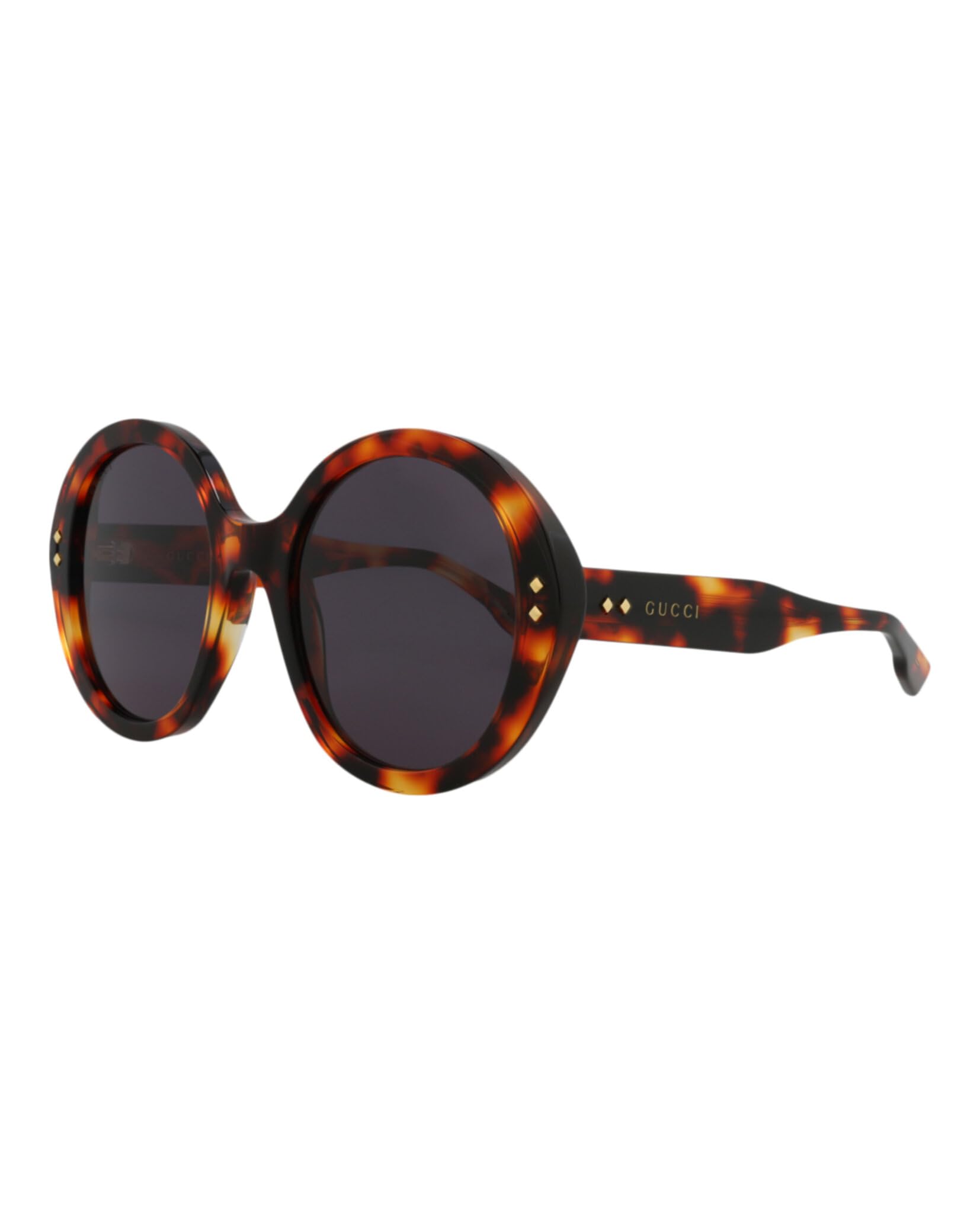 Gucci Oversized Round Sunglasses – Luxury Designer Eyewear with Havana Acetate Frames – Statement Round Shape with High-Quality Lenses – Exclusive Fashion Accessory with UV Protection